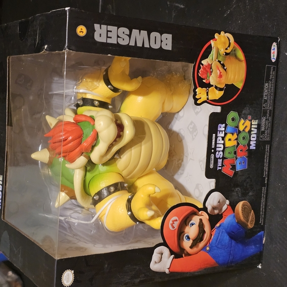 Nintendo | Toys | Bowser Action Figure Yellow And Green | Poshmark